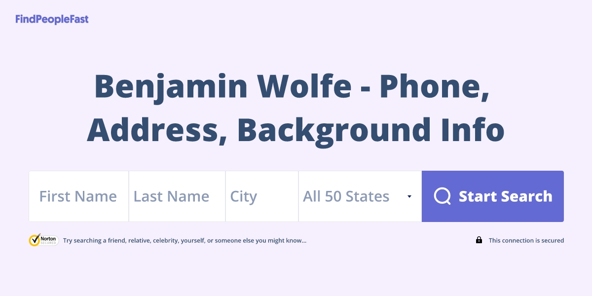 Benjamin Wolfe Phone Number, Address, Age, Contact Info & More ...