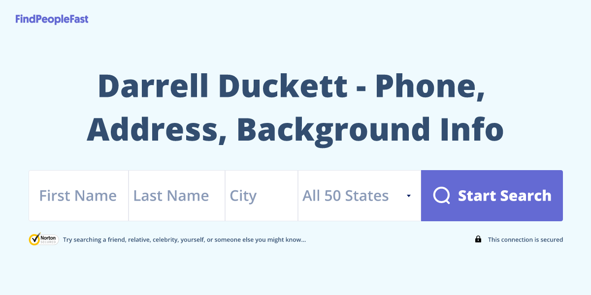 Darrell Duckett Phone Number, Address, Age, Contact Info & More ...