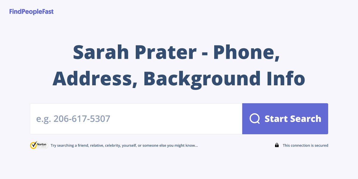 Sarah Prater Phone Number, Address, Age, Contact Info & More ...